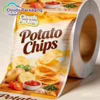 China Customized Food Grade Moisture Proof Plastic Snack Packaging Roll Film 121℃ for sale