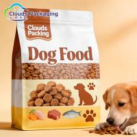 China Custom Printed Aluminium Foil Mylar Pet Food Packaging Bags 121℃ Retort Resistant for sale