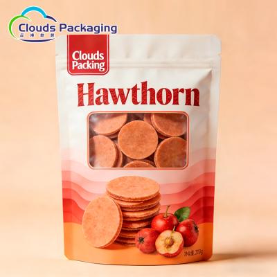 China Custom Stand Up Pouch Zipper Food Packaging Bag Aluminum Foil Silver Resealable 121℃ Retort for sale