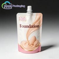 China Disposable Foundation Packaging Bags 121°C Retort Stand Up Pouch for Cosmetics Travel for sale