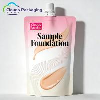 China Disposable Foundation Packaging Bags 121°C Retort Stand Up Pouch for Cosmetics Travel for sale