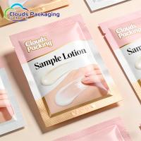 China Custom Printed Aluminum Foil Three Side Seal Bag for Cosmetics Samples Heat Seal Packaging 121℃ for sale