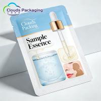 China Custom Printed Aluminum Foil Three Side Seal Bag for Cosmetics Samples Heat Seal Packaging 121℃ for sale