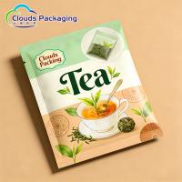 China Custom Logo Food Grade Tea Sachet Plastic Bag Heat Seal Disposable 121℃ Retort Pouch for sale