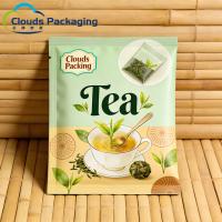 China Custom Logo Food Grade Tea Sachet Plastic Bag Heat Seal Disposable 121℃ Retort Pouch for sale
