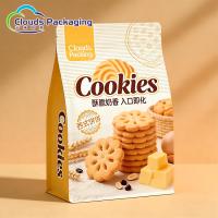 China Custom Flat Bottom Plastic Packaging Bags for Cookies Food 121℃ Retort Resistant for sale