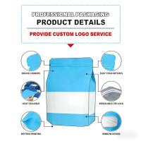 China Biodegradable Kraft Paper Stand Up Pouch Heat Seal Packaging Bags for Coffee Beans 100g to 1kg for sale