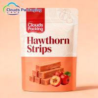 China Custom Printed Resealable Zipper Pouch Plastic Bags with Window for Food Packaging 121℃ Retort for sale