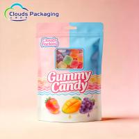 China Custom Resealable Stand Up Pouch Food Grade PE Zipper Bag for Candy Gummy 121℃ Retort for sale