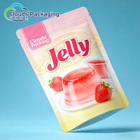 China Custom Printed Stand Up Zipper Pouch for Pudding Jelly Food Packaging 121℃ Retort for sale