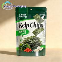 China Custom Food Grade PE Aluminum Foil Stand Up Pouch for Seaweed Snacks 121℃ Retort for sale