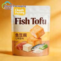 China Custom Logo Printed Stand Up Pouches for Frozen Food 121℃ Retort Resealable Bags for sale