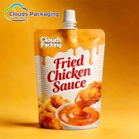 China Custom Stand Up Pouch with Spout 121°C Retort Resistant Liquid Packaging Bags for sale