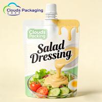 China Custom Spout Pouches for Salad Dressing Liquid Packaging 100ml to 2000ml BPA Free for sale