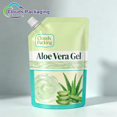 China Customized Stand Up Spout Pouch Liquid Aluminium Foil Packaging Bag 121℃ Retort for sale