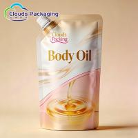 China Customized Stand Up Spout Pouch Liquid Aluminium Foil Packaging Bag 121℃ Retort for sale