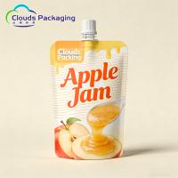 China Wholesale Stand Up Spout Pouch Nozzle Bag Gravure Printing Food Grade Liquid Packaging for Fruit Jam 121℃ Retort for sale