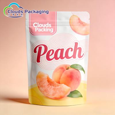 China Customized Resealable Stand Up Zipper Pouch for Snacks Dry Fruit Packaging 121℃ for sale