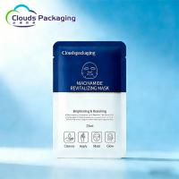 China Customized 3 Side Seal Foil Sachets Heat Sealable Bags for Cosmetic Packaging with Tear Notch for sale