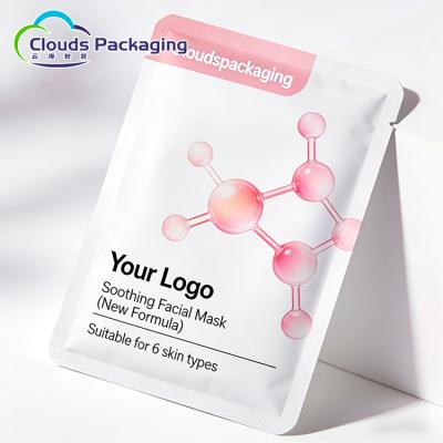 China Customized Three Side Seal Foil Laminated Plastic Bags for Cosmetic Skincare Packaging 121℃ Retort for sale