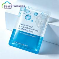 China Custom Three Side Seal Cosmetic Packaging Bag Plastic Premium Face Mask Pouch 121℃ Retort for sale