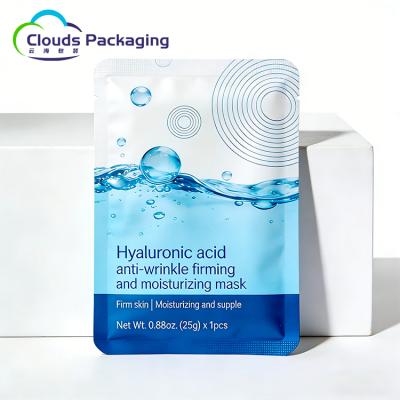 China Custom Printed High Barrier Aluminum Packaging Bags for Cosmetic Sunscreen Facial Mask 121℃ Retort for sale