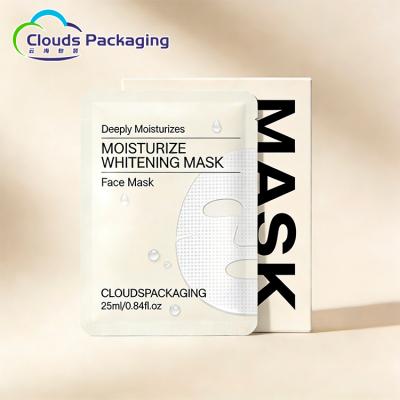 China Custom Translucent Frosted Heat Seal Bag with Hanging Hole Self-Sealing Feature for Disposable Face Mask Japanese Printed Plastic Bag for sale