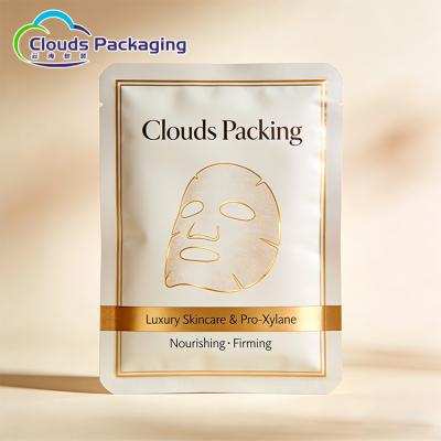 China Custom Aluminum Foil Cosmetic Sample Sachet 3 Side Seal Bag Eco Friendly Packaging 121℃ Retort for sale