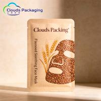 China Food Grade PE Laminated Cosmetic Packaging Bag Three Side Seal 121℃ Retort Tear Notch Moisture Proof for sale