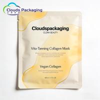 China Custom Cosmetic Facial Mask Packaging Bag with Tear Notch 121℃ Retort Resistant Flexible Stand Up Pouch for sale