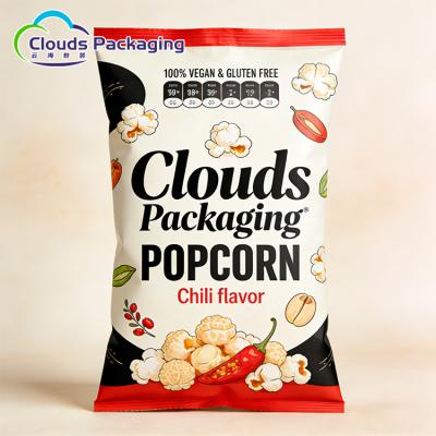 China Custom Matte Back Seal Food Packaging Pouch Heat Sealed Smell Proof Biscuit Candy Bag 121℃ Retort for sale