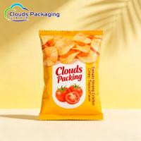 China Custom Printed Pouch Bag Printing Snack Food Packaging Bag Heat Seal Printed Popcorn Puffed Food Potato Chip Bag With Tear for sale
