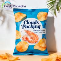 China Customized Design Printed Glossy Bag Back Seal Bag Small Sachet with Serrated Edges for Cookies Biscuits Food Package for sale