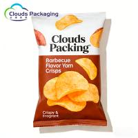 China OEM Custom Printed Sealed Packaging Bag Metallized Back Seal Snack Packaging Film Bag for Foods Chips for sale
