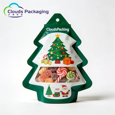 China Food Grade Smell Proof Tear Bag Die Cut Packaging Mylar Bag Custom Irregular Special Shaped Zip Lock Plastic Candy Sweet for sale