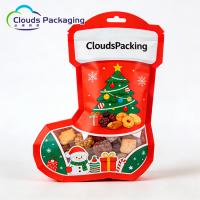 China Special Shaped Sealing Plastic Bag Christmas Gifts Food Packaging Pouch Cookie Ziplock Doypack Smell Proof Mylar Bags for sale