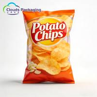 China Food Grade Sachet Aluminum Foil Sealing Plastic Bag Potato Chips Bag Plastic Heat Seal Back Seal Pouch for Puffed Food for sale
