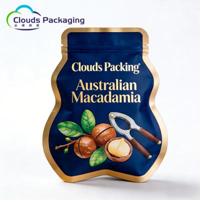 China Smell Proof Mylar Bags Special Shaped Glossy Bag Food Goodie Packaging Pouch Nuts Ziplock Doypack with Competitive Price for sale