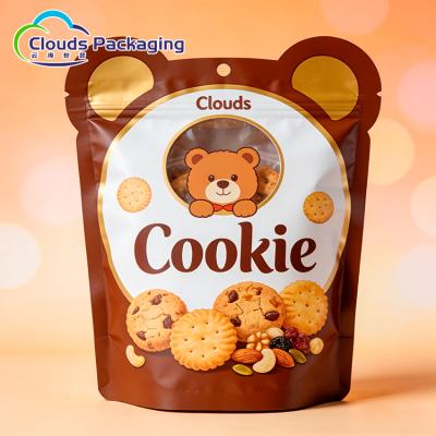 China Custom Printed High-Temperature Resistant BPA Free Special Shape Bags Stand Up Zipper Pouch for Food Packaging for sale