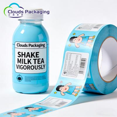 China Custom Label Printer Heat Shrink Sleeve Label Shrink Wrap for Bottle/Can/Container/Jar/Bucket for sale