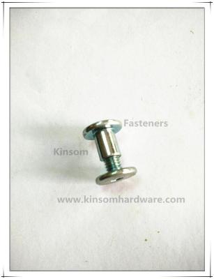 China Special semi-tubular rivets combination Female-male screws with hex socket flat head for sale