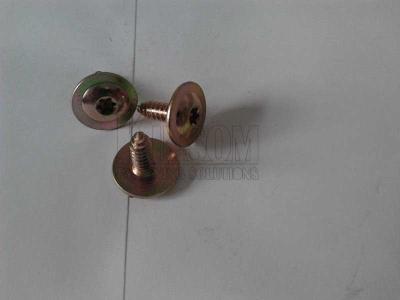 China TORX pan head self tapping screws color zinc plated for sale