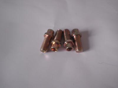 China Non standard double head hex bolts with drilled holes used in treadmill for sale