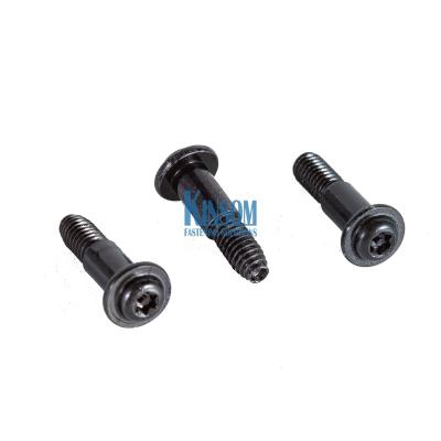 China triangular machine plastitio type S3Flange Washer sheet metal Tri-lobular thread screws black zinc coating customized fasteners for sale