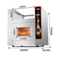 China Commercial Sweet Potato Baking Oven 2.2kw 10kg Capacity with Automatic Rotation System for sale