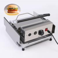 China Commercial Bun Toaster Machine 850W-2.4kW with 320x400mm Heating Plates for Burger Production for sale