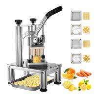 China Portable Potato Chips Slicer Machine 80-100kg/h Capacity with 1.25/0.9/0.6cm Cutting Sizes for sale