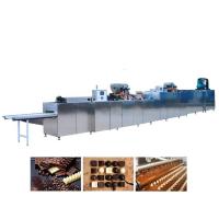 China AH-CL-002 Mini Chocolate Production Line - 12-27 Moulds/Min Capacity, 304 Stainless Steel Automatic Chocolate Machine for sale