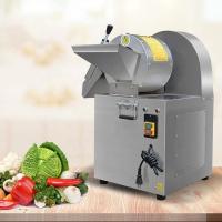 China Industrial Vegetable Cutting Machine 300kg/h Capacity with 1.5kW Motor and Adjustable 1-10mm Slice Thickness for sale