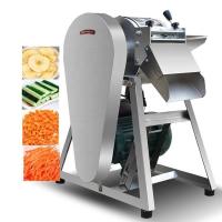 China Industrial Vegetable Cutting Machine 300kg/h Capacity with 1.5kW Motor and Adjustable 1-10mm Slice Thickness for sale